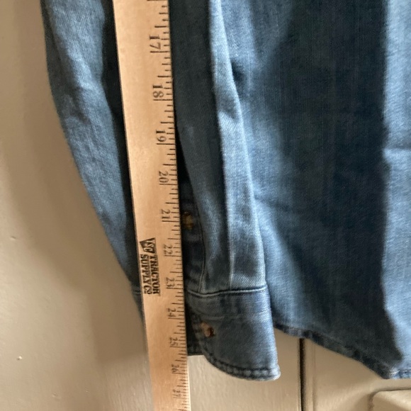 Chaps | Shirts | Mens Chaps Denim Long Sleeve Button Front Shirt ...